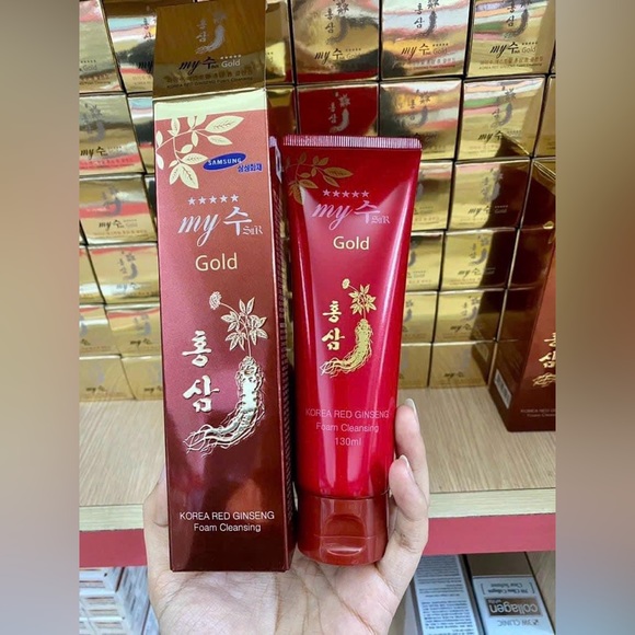MYJIN | Skincare | Gold Myjin Korean Red Ginseng Foam Cleansing 3ml Kbeauty | Poshmark